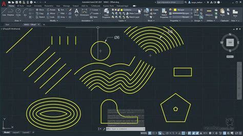 33 Creating Parallel Copies Autocad Basic And Practical Youtube