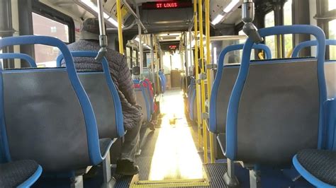 Cta On Board Riding 2008 New Flyer De60lf Bus 4039 On Route 12