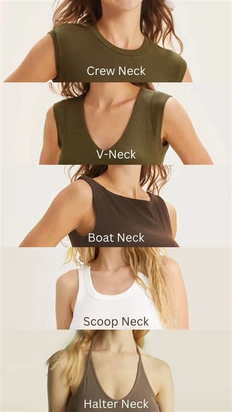 Exploring The Five Most Common Neck Types Of Tops Which One Do You