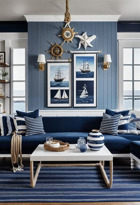 Nautical Living Room Decor Ideas 0 Nautical Living Room Beach Theme