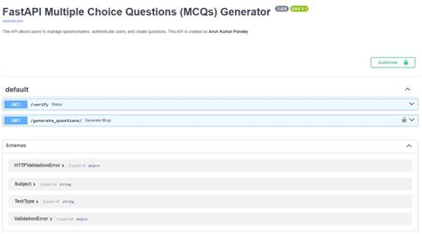 Arun Kumar Pandey On Linkedin Apis Fastapi Openapi Json