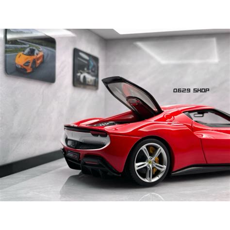 1 18 FERRARI 296 GTB 法拉利模型車 超跑模型 收藏品 擺設裝飾 118法拉利車模 送禮男生生日禮物 蝦皮購物
