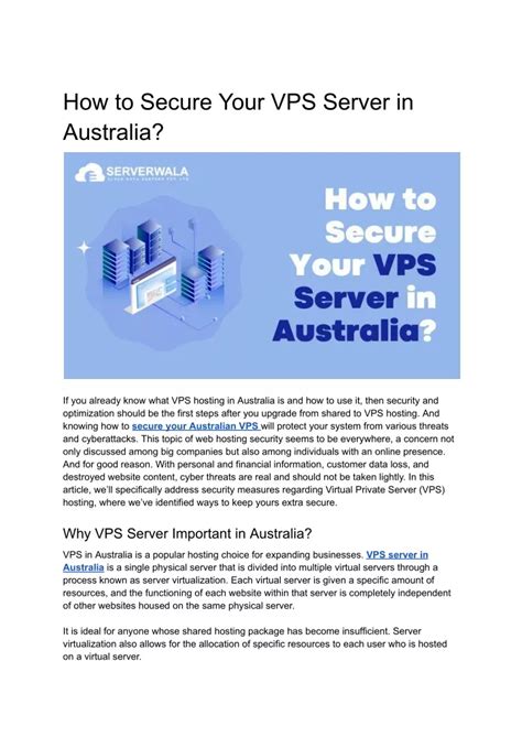 Ppt How To Secure Your Vps Server In Australia Powerpoint Presentation Id12228988
