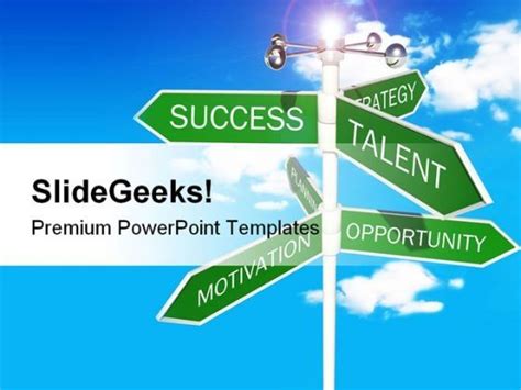 Directional Concept Travel PowerPoint Template