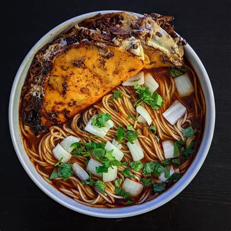 Homemade Birria Tacos With Ramen Rfood