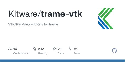 github kitware trame vtk vtk paraview widgets for trame