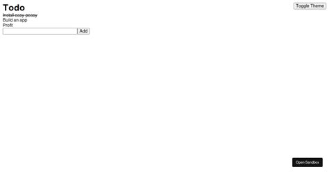 Easy Peasy Example Codesandbox