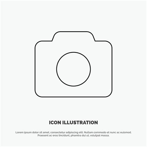 Camera Image Basic Ui Line Icon Vector Vector Art At Vecteezy