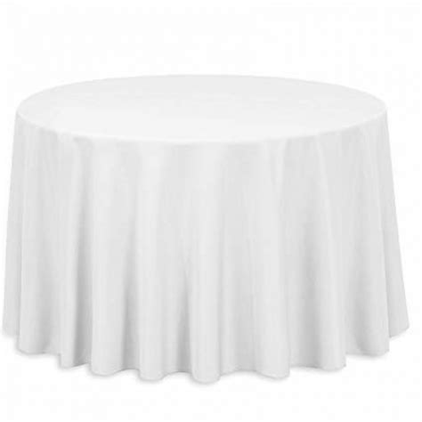 White Round Table Linen 132 Fits Our 72in Round Table To T