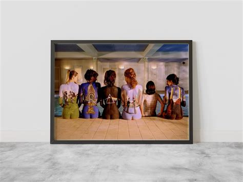 Pink Floyd Naked Woman Art Pink Floyd Back Catalogue Canvas Naked