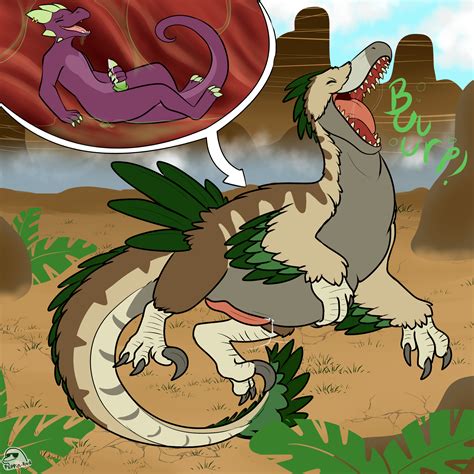 Rule 34 1 1 Anji Anthro Burping Comfy Dinosaur Dromaeosaurid Duo Feral Flippin Rad Genitals Hi