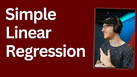 An Introduction To Simple Linear Regression Ml Fundamentals 5 Youtube