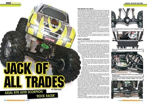 Axial AX10 Scorpion RTR Reviewed In RRCi CML Distribution