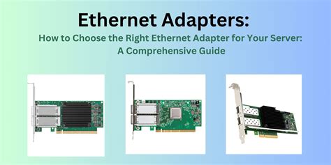 Tips For Choosing The Right Ethernet Adapter For Your Server