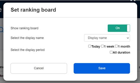 Ranking Board｜how To Use Learningbox