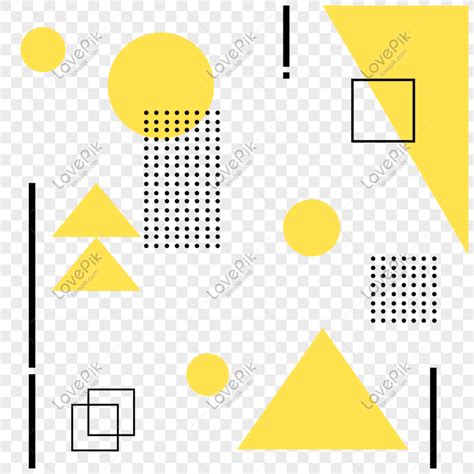 기하학 요소 배경 Png 일러스트 무료 다운로드 Lovepik