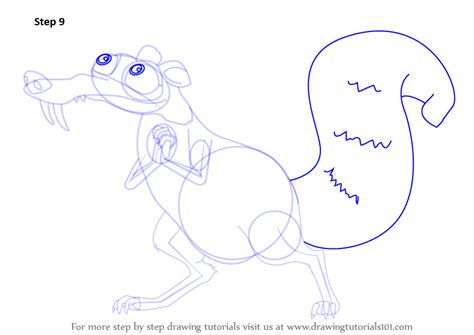 Ice Age Scrat Drawing