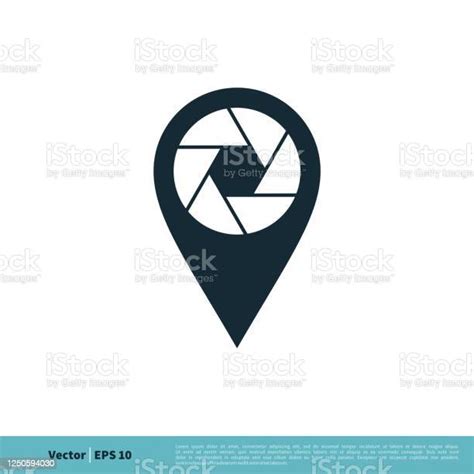 사진 장소 포인터 핀 아이콘 벡터 로고 템플릿 일러스트 디자인 벡터 Eps 10 가리키기에 대한 스톡 벡터 아트 및 기타 이미지 가리키기 겉창 디자인 Istock