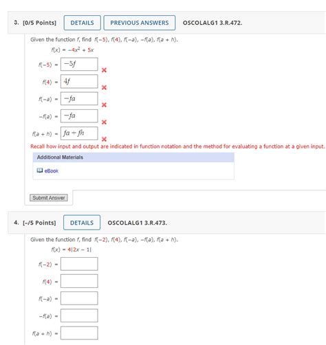 Solved Given The Function F Find Chegg