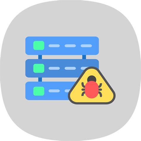 Database Bug Flat Curve Icon Design 43785937 Vector Art At Vecteezy