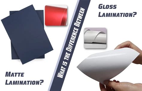 What Is The Difference Between Gloss And Matte Lamination