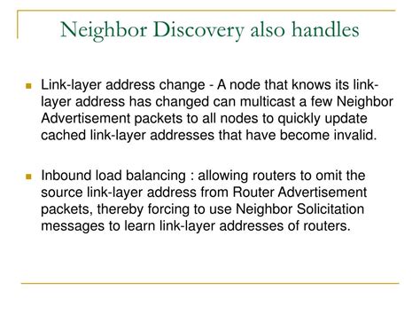 PPT Neighbor Discovery For IPv PowerPoint Presentation Free Download ID