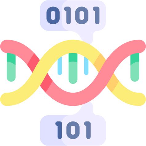 Dna Code Kawaii Flat Icon