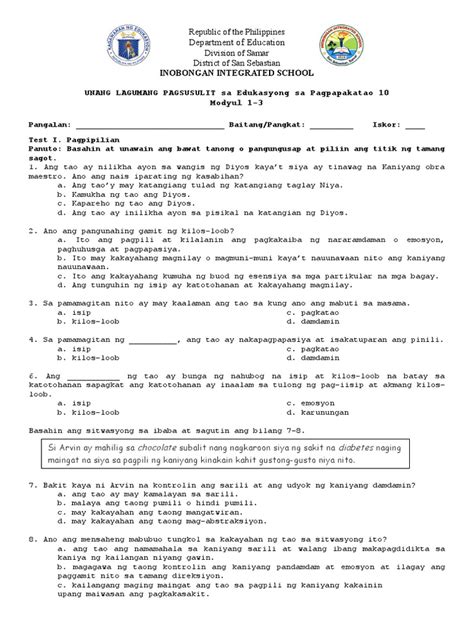 Esp10 Q1 Module 1 And 2 Pdf