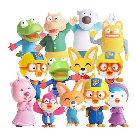 뽀로로 미니 리얼 피규어 모음 뽀통령 인형 피규어세트 3세장난감 완구 티몬