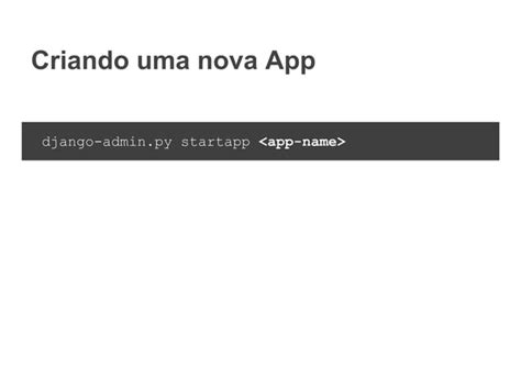 treinamento django ppt