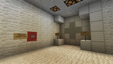 Combination Locking Vault Minecraft Project