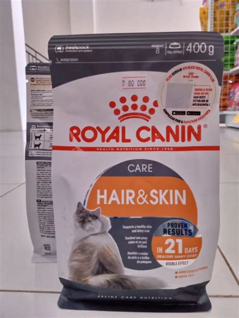 Royal Canin Hair And Skin 400gr Makanan Kucing Lazada Indonesia
