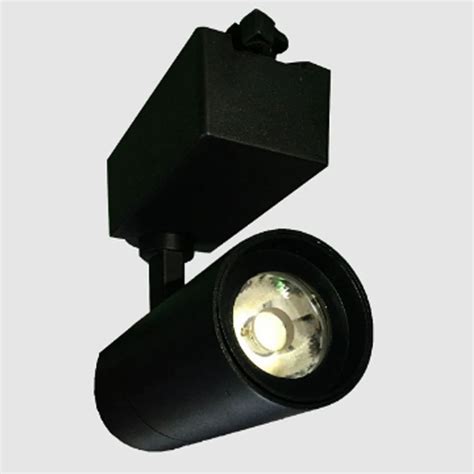 Watt Led Track Light Black Housing Round Warm White At Piece In New Delhi