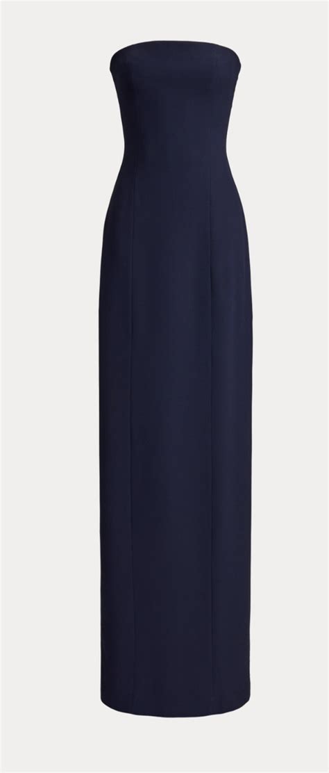 Ralph Lauren Collection Shelly Silk Cady Evening Dress — Ufo No More