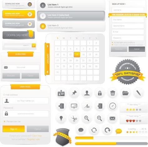 Web Design Navigation Menu 01 Vector Vectors Images Graphic Art Designs In Editable Ai Eps