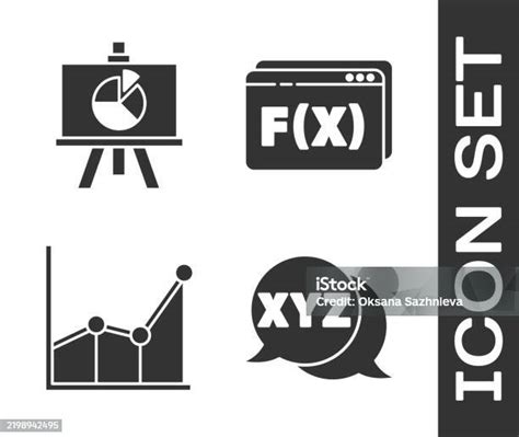 Set Xyz Coordinate System Chalkboard With Diagram Graph Schedule Chart Diagram And Function