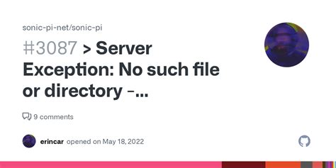 Server Exception No Such File Or Directory Jack Connect Issue Sonic Pi Net Sonic