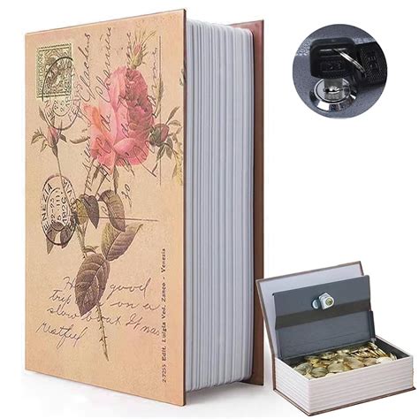 Secret Box Book Safe With Key Lock Dictionary Diversion Safe Seceret