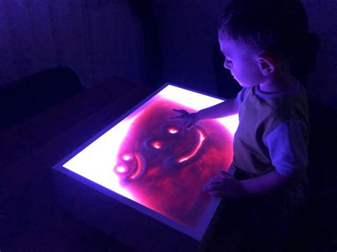Led Light Table Activity Sensory Sand Box Etsy
