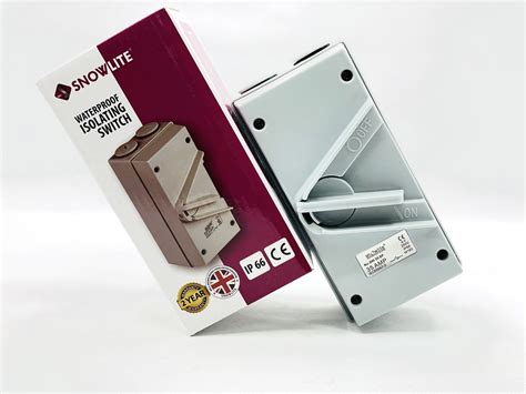 Buy Isolator Switch 2 Phase 35a Weatherproof Ukf232 Ip 66 Snowlite