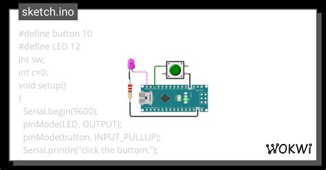 Button Led Counter Copy Wokwi ESP32 STM32 Arduino Simulator Button Led Counter Copy Wokwi ESP32 STM32 Arduino Simulator