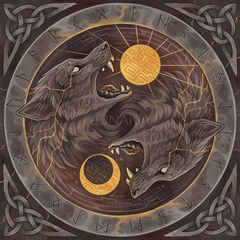 Skoll And Hati Norse Mythology