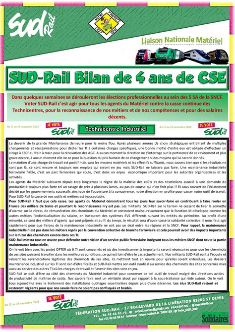 2022 09 28 Materiel Bilan Cse