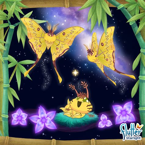 Male Western Chinese Moon Moth Flutter Starlight Wikia Fandom