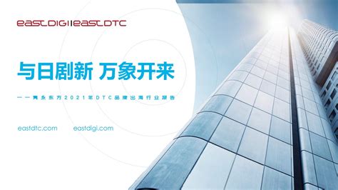隽东 Dtc品牌出海行业报告2021 隽永东方集团 海外营销独立站、 Seosem、网红kol、品牌跨境