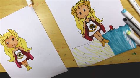 How To Draw She Ra Youtube