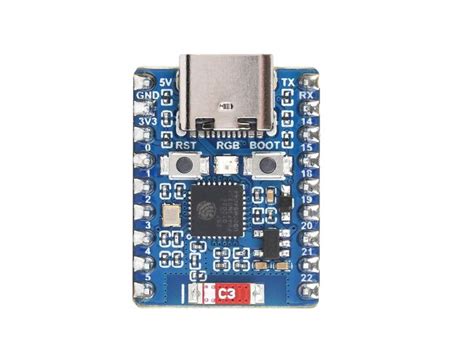 Waveshare Esp32 C6 Mini Development Board With Pre Soldered Header Based On Esp32 C6fh4 Dual
