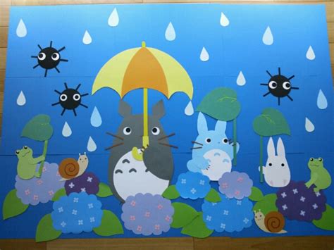 トトロ あじさい 6月壁飾りハンドメイド 保育園 幼稚園 病院 その他 売買されたオークション情報yahooの商品情報をアーカイブ公開