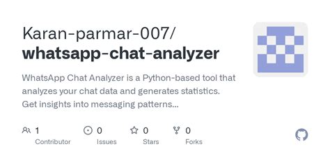 Github Karan Parmar 007whatsapp Chat Analyzer Whatsapp Chat