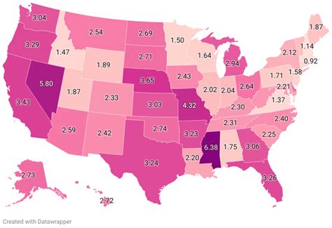 Crime Rate By State 2025